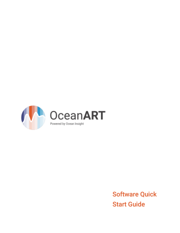 Ocean Insight OceanART Quick Start Guide | Manualzz