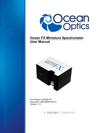 Ocean Insight OceanFX Owner Manual | Manualzz
