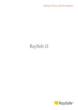 RaySafe i3 - Instrucciones de operación, Manual de usuario | manualzz.com