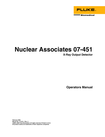 Fluke 07_451 Owner's Manual | Manualzz