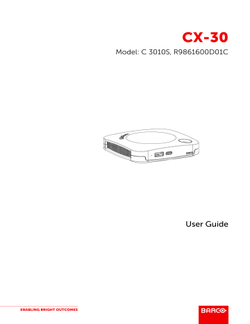 Barco ClickShare CX-30 User Guide | Manualzz