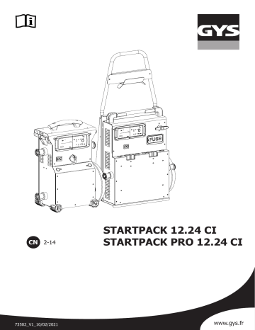 GYS STARTPACK 12.24 CI 取扱説明書 | Manualzz