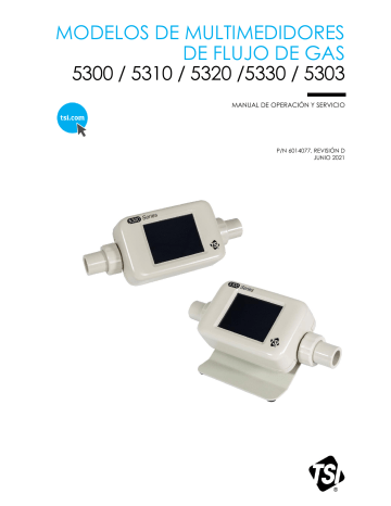 tsi 5300 Series Gas Flow Multi-Meter Manual de usuario | Manualzz
