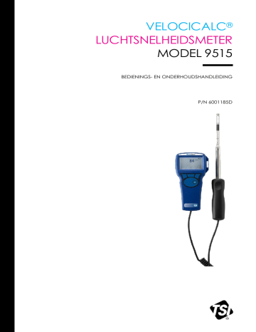 tsi 9515 VelociCalc Air Velocity Meter de handleiding | Manualzz