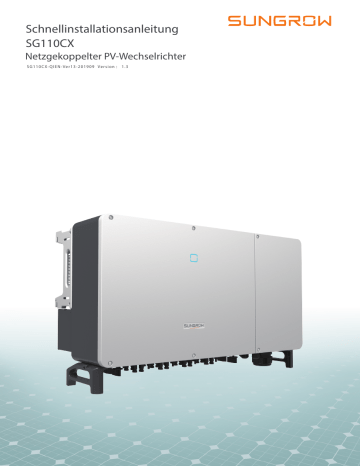 Sungrow SG110CX String Inverter Installationsanleitung | Manualzz