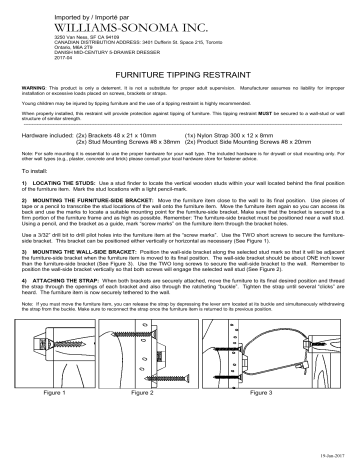 West Elm Anti Tip Kit Assembly Instructions | Manualzz