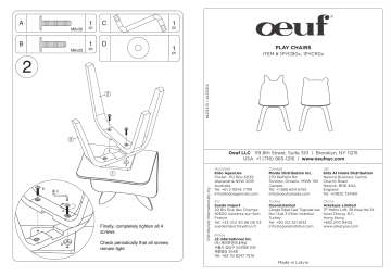 West Elm Oeuf Play Chair Assembly Instructions | Manualzz