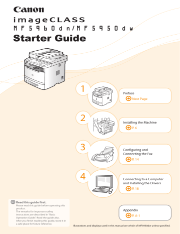 Canon imageCLASS MF5960dn copiers_mfps_fax machine Owner's Manual | Manualzz