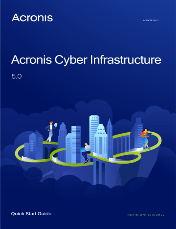 Acronis Cyber Infrastructure 5.0 Quick Start Guide | Manualzz