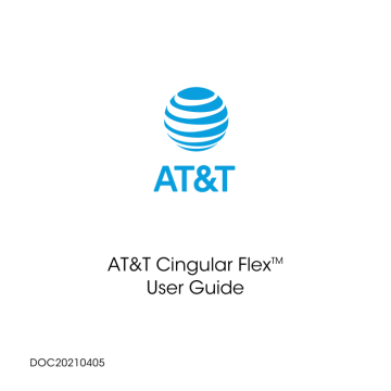 AT&T Cingular Flex User Manual | Manualzz