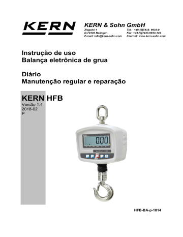 KERN HFB 150K50 Instruções de operação | Manualzz