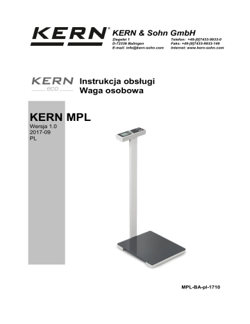 KERN MPL 200K-1P Instrukcja obsługi | Manualzz