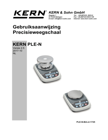 KERN PLE 4200-2N Handleiding | Manualzz