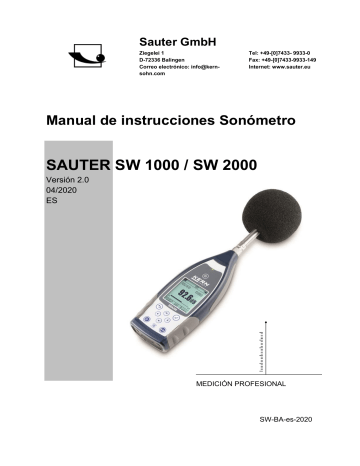 KERN SW 2000 Instrucciones de operación | Manualzz