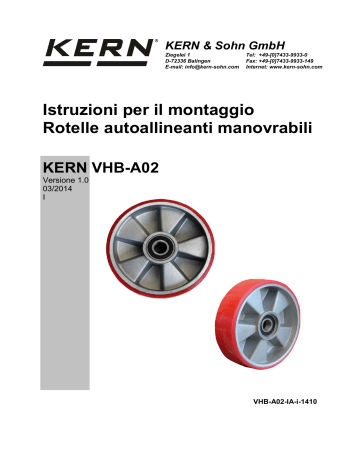 KERN VHB-A02 Installation manual | Manualzz
