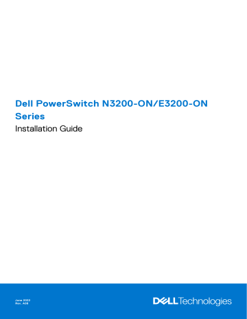 Dell PowerSwitch N3200-ON Series Installation Guide | Manualzz