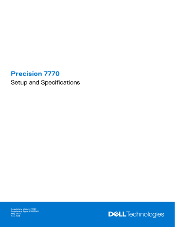 Dell Precision 7770 Specifications | Manualzz