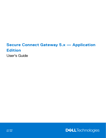 Dell Secure Connect Gateway software User's guide | Manualzz