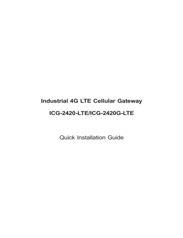 PLANET ICG-2420G-LTE Quick guide | Manualzz