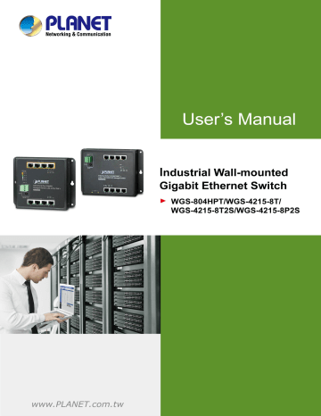 PLANET WGS-804HPT User's manual | Manualzz