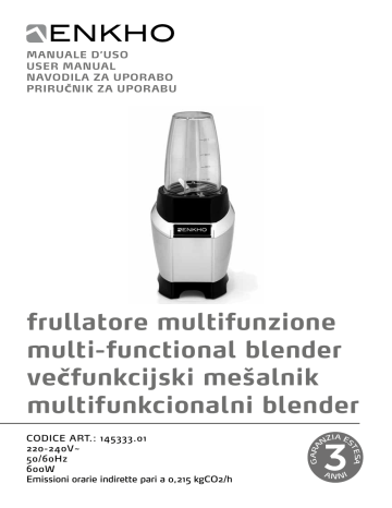 ENKHO 145333-01 frullatore multifunzione Manuale del proprietario ...