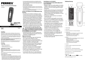 Ferrex GT-FM-06 Moisture Sensor Handleiding | Manualzz