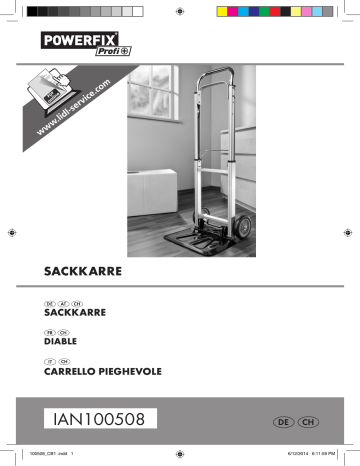 Powerfix Profi 0100508 Folding Load Carrier Bedienungsanleitung | Manualzz