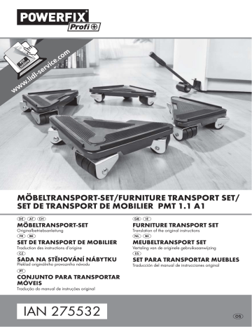 Powerfix Profi 0275532 FURNITURE TRANSPORT SET Bedienungsanleitung ...