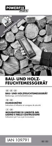 Powerfix Profi 0109791 Bau- und Holzfeuchtemessgeraet ...