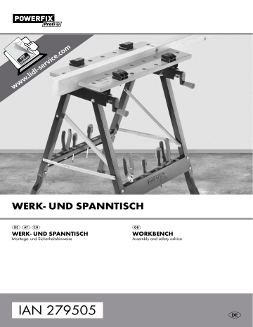 Powerfix Profi 0279505 Workbench Owner's Manual | Manualzz