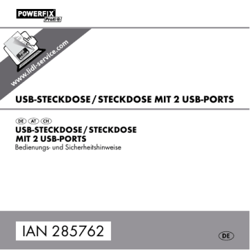 Powerfix Profi 0285762 Socket Bedienungsanleitung | Manualzz