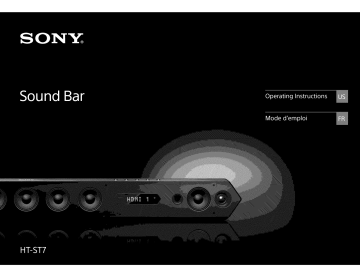 Sony SA-ST7 Audio Speakers Owner's Manual | Manualzz
