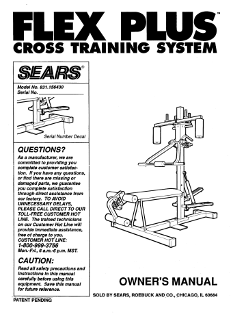 Lifestyler 831156430 Flex Plus Stepper Owner's Manual | Manualzz