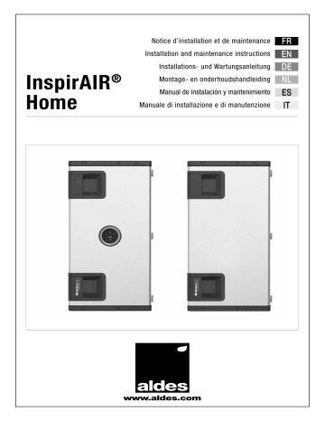 Aldes InspirAIR® Home SC Installation manual | Manualzz