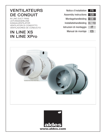 Aldes IN LINE Assembly Instructions | Manualzz