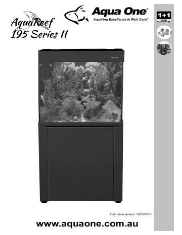 Aqua One AquaReef 195 Series 2 Aquarium Instruction Manual | Manualzz