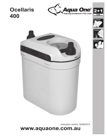 Aqua One Ocellaris 400 External Filter Instruction Manual | Manualzz