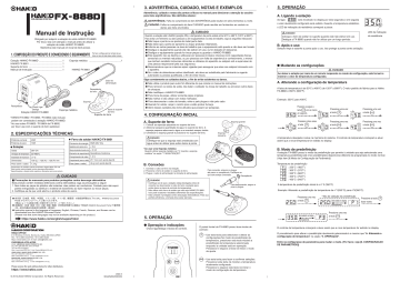 Hakko FX-888D instruction manual | Manualzz