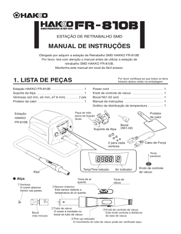 Hakko FR-810B instruction manual | Manualzz