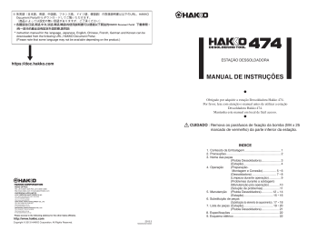 Hakko 474 instruction manual | Manualzz