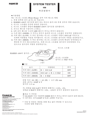 Hakko 498 instruction manual | Manualzz