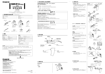 Hakko FM-2024 instruction manual | Manualzz