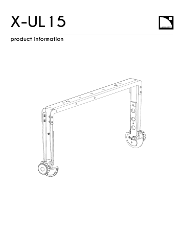 L-Acoustics X-UL15 Product information | Manualzz