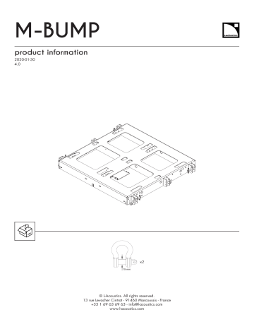 L-Acoustics M-BUMP Product information | Manualzz