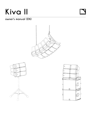 Inspection and preventive maintenance. L-Acoustics KIVA II, all catalog ...