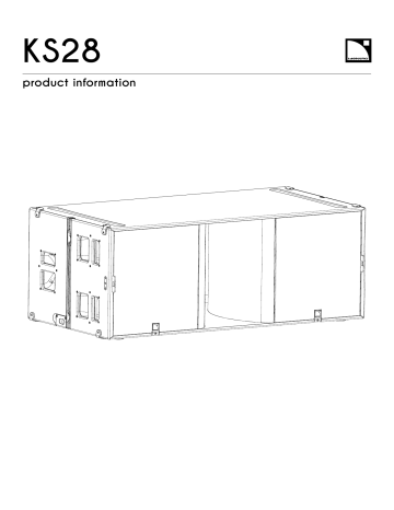 L-Acoustics KS28 Product information | Manualzz