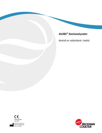 Beckman Coulter AU480 Bruksanvisning | Manualzz
