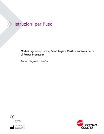 Beckman Coulter Power Processor Sample-Handling System Manuale del ...
