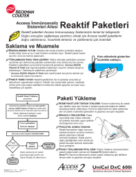Beckman Coulter Access 2 - Owner's manual, Reference manual, Operating ...