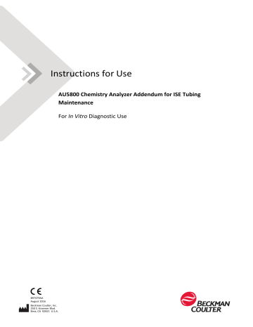 Beckman Coulter AU5800 Owner's Manual | Manualzz
